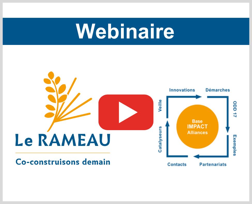 [Replay] Webinaire Le RAMEAU : "Découvrez la base IMPACT-Alliances ...